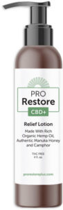 Pro Restore CBD+ Pain Relief Lotion: Hemp Oil Product Spotlight