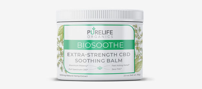 BioSoothe CBD Balm: PureLife Organics Soothing Pain Relief